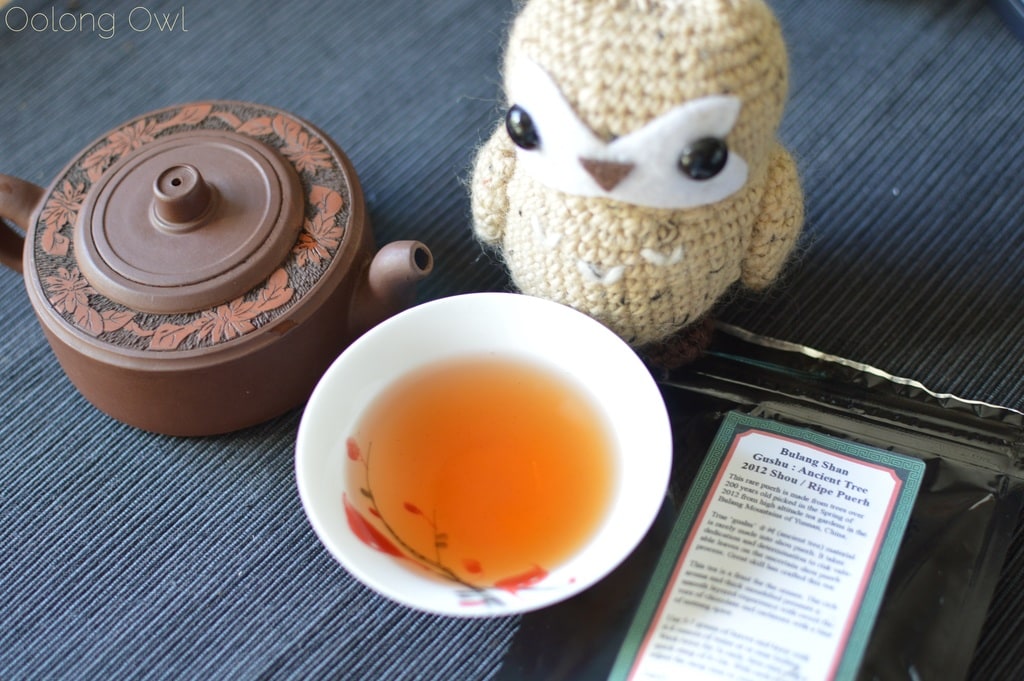 2012 Bulang Gushu Ripe Puerh from Crimson Lotus Tea