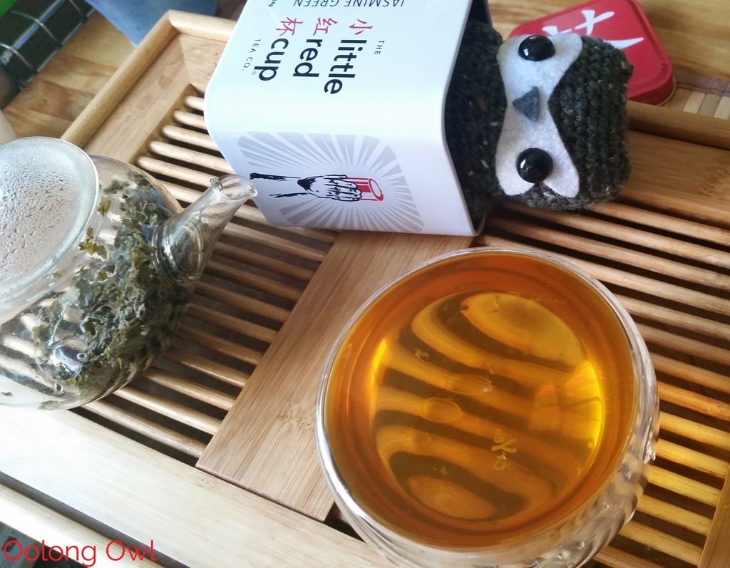 Jasmine Green Tea from Little Red Tea Cup Co - Oolong Owl (6) - Oolong Owl